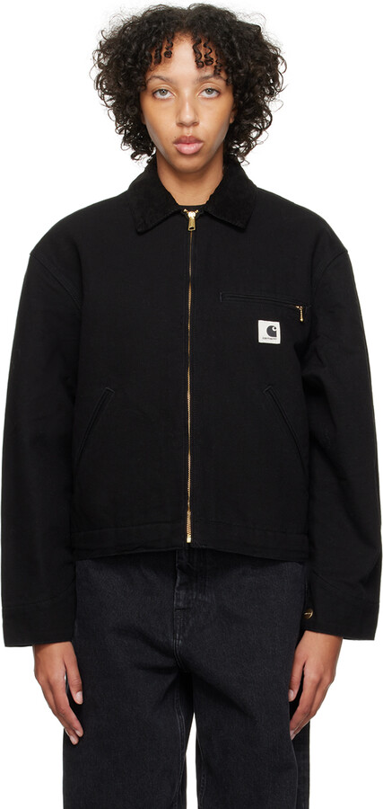 Carhartt Work In Progress Black OG Detroit Jacket - ShopStyle