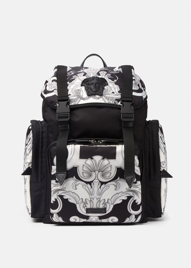 Versace La Medusa Silver Baroque Backpack - ShopStyle
