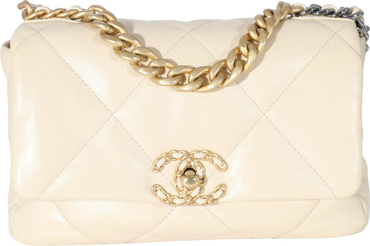 Chanel Leather handbag - ShopStyle Shoulder Bags