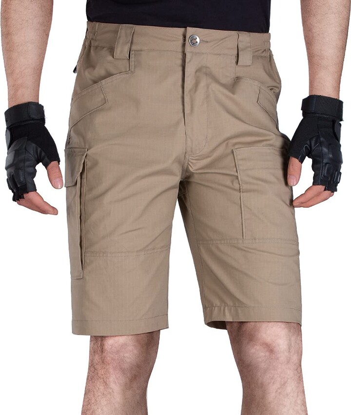FREE SOLDIER Men's Water Resistant Tactical Hiking Shorts Relaxed Fit ...