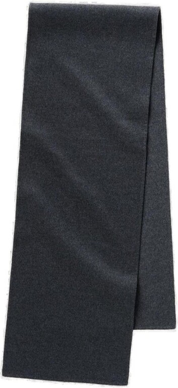 Totême Rectangular Shaped Melange-Knit Detailed Scarf - ShopStyle ...