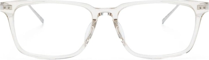 Saint Laurent Eyewear Square-Frame Clear-Lenses Glasses - ShopStyle ...
