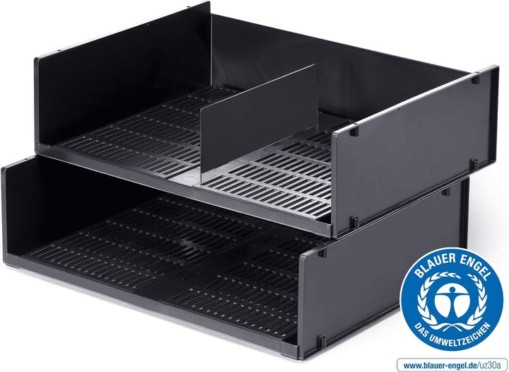 Durable OPTIMO Recycled Plastic Stackable Letter Tray File - A3 & A4 ...