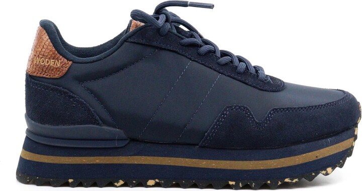Woden Women's Nora Iii Platform Sneakers In Dark Navy - ShopStyle