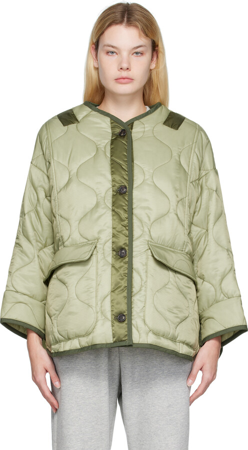 The Frankie Shop Green Teddy Jacket - ShopStyle