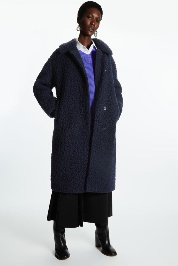 COS Faux Shearling Coat - ShopStyle