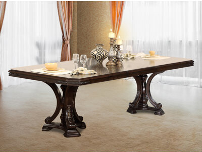 Royal Classics Palazzo Marina Extendable Solid Wood Dining Table ...