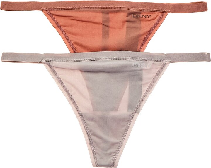 DKNY Active Comfort String Thong - 2pk - ShopStyle