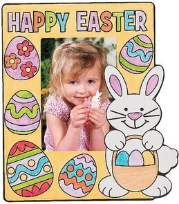 The Holiday Aisle Kelita Color Your Own Easter Picture Frames - Craft ...