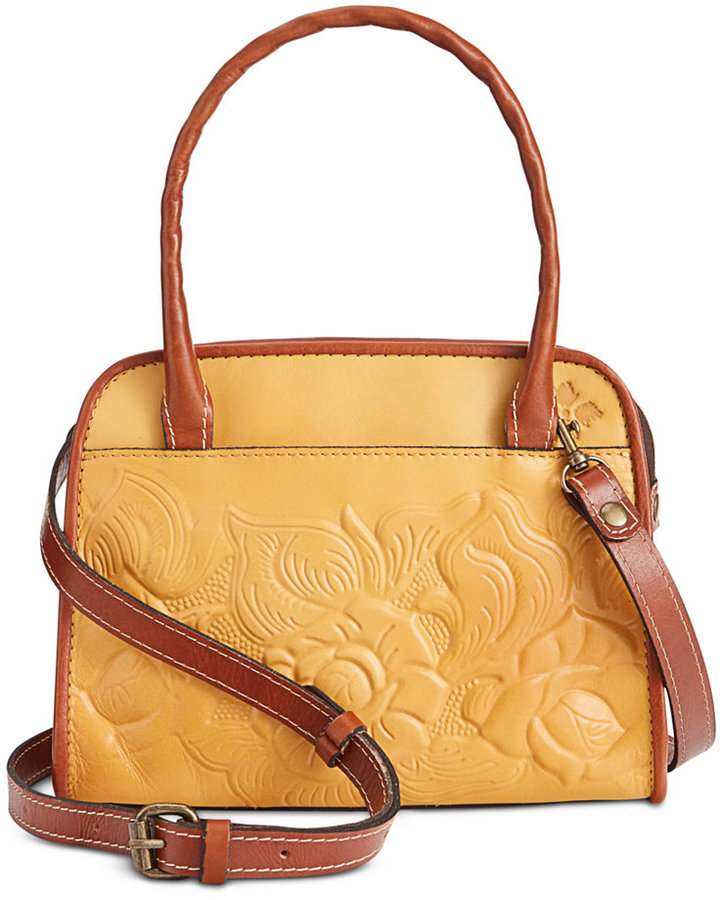 Patricia Nash Small Tooled Rose Paris Satchel - ShopStyle