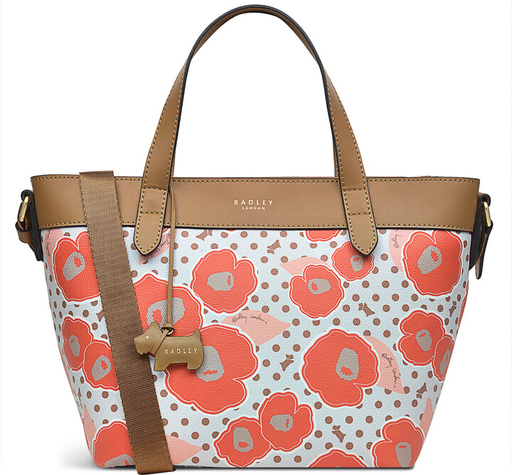 Radley London Heritage Hollyhock Responsible - Medium Ziptop Satchel ...