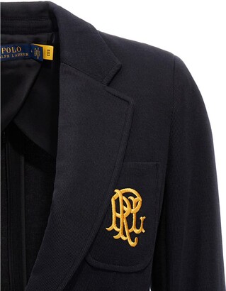 Polo Ralph Lauren 'Crest logo' blazer - ShopStyle