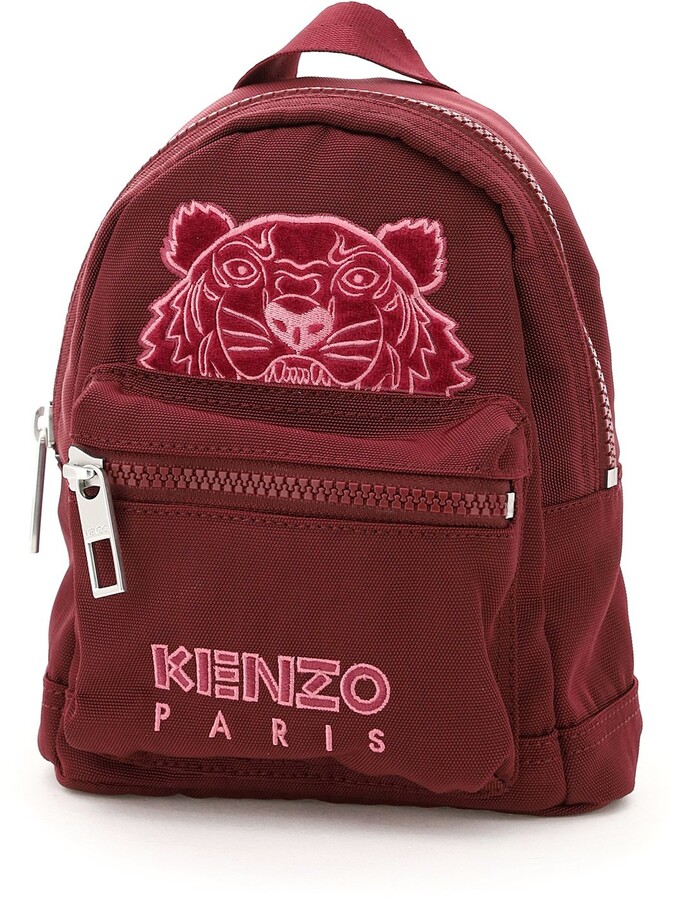 Kenzo mini kampus tiger velvet backpack - ShopStyle