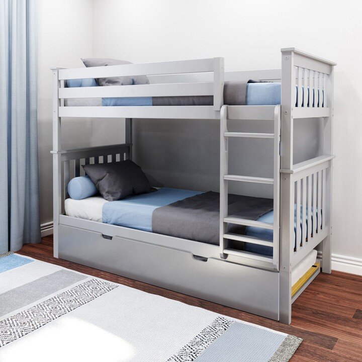 Max & Lily Max and Lily Twin over Twin Bunk Bed with Trundle - ShopStyle