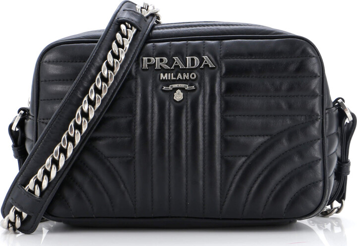 Prada Camera Bag Diagramme Quilted Leather Small - ShopStyle