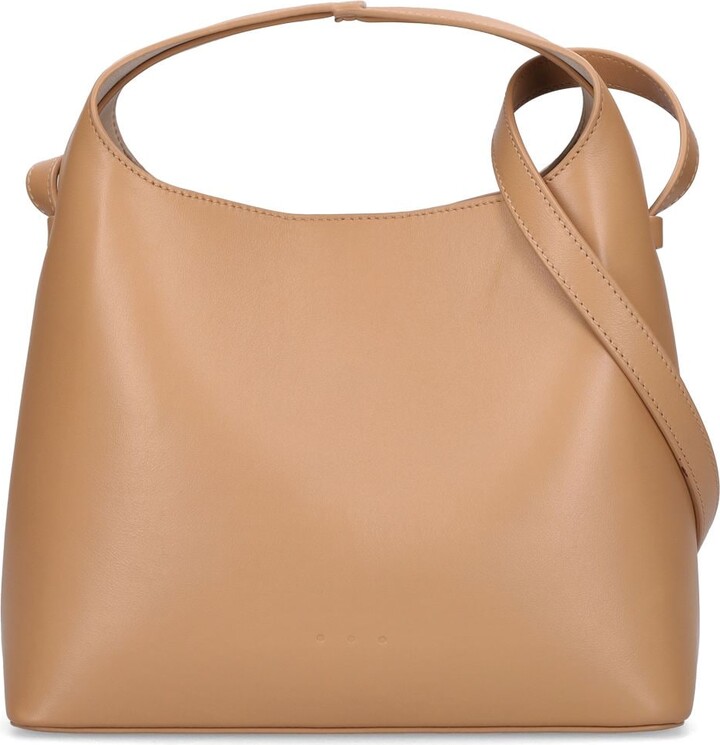 Aesther Ekme Mini Sac smooth leather top handle bag - ShopStyle