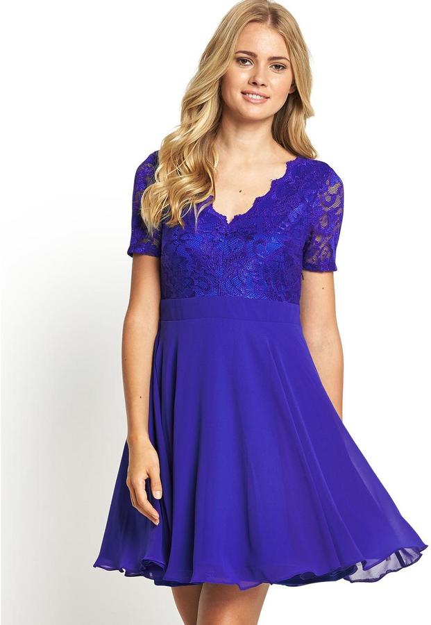 Definitions Lace Top Prom Dress - ShopStyle