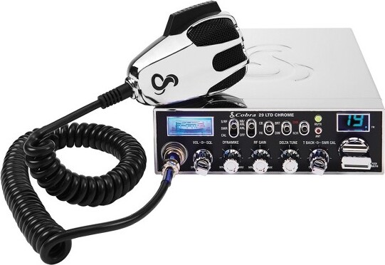 Cobra 40-Channel AM/FM CB Radio with Microphone, 29 LTD Classic™ (Black ...