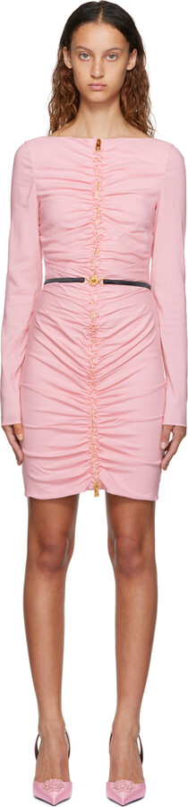Versace Pink Medusa Minidress - ShopStyle