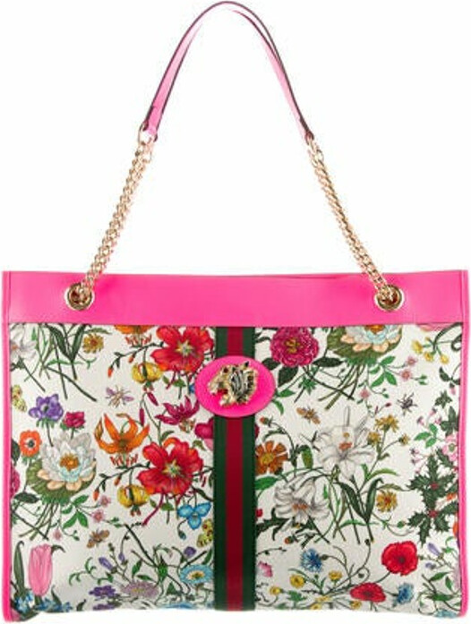 Gucci Rajah Maxi Flora Tote - ShopStyle Shoulder Bags