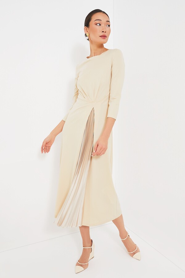 Weekend Max Mara Sand Gessy Dress - ShopStyle