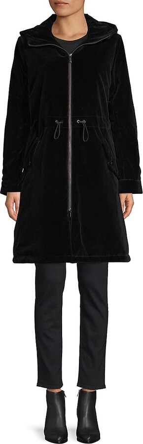 Jane Post Velvet Parka - ShopStyle Coats