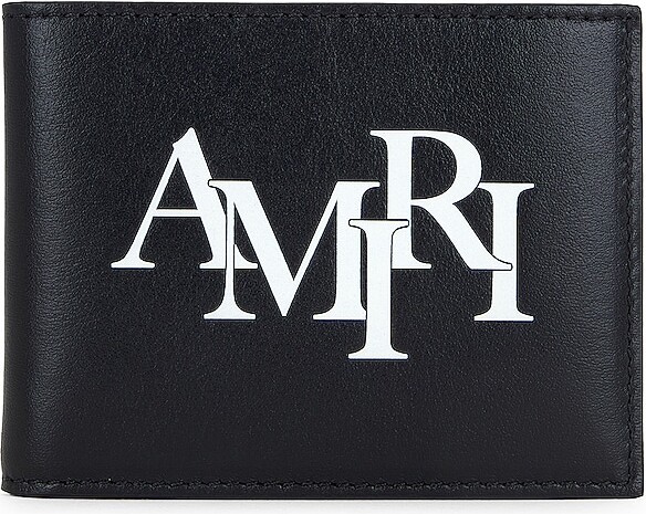 Amiri Staggered Bi-fold in Black - ShopStyle Wallets