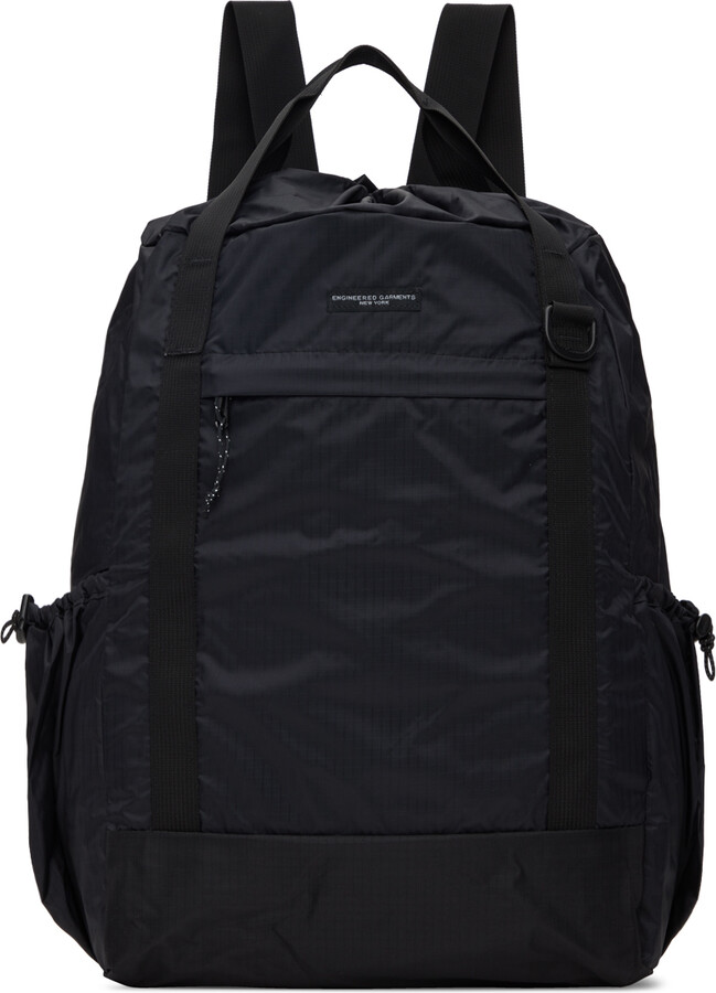 Engineered Garments Black Ripstop Backpack - ShopStyle