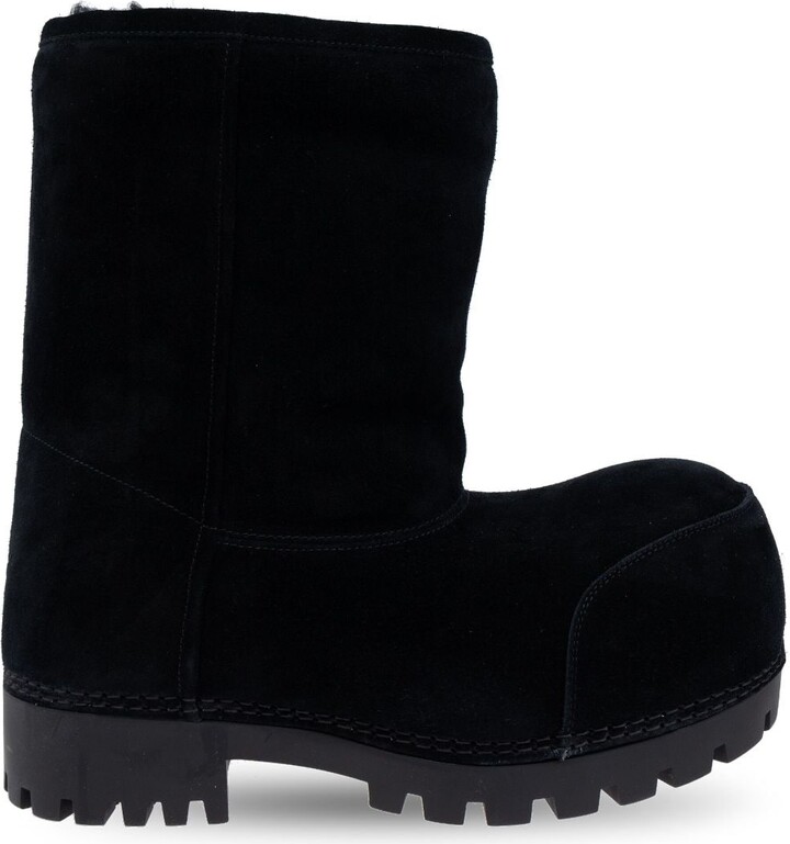 Balenciaga Alaska faux-fur boots - ShopStyle