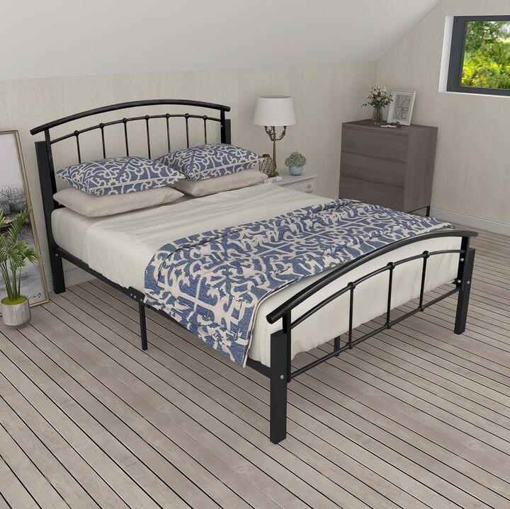 RASOO Metal Beds Frame with 13-Piece Metal Slat Frame - ShopStyle ...