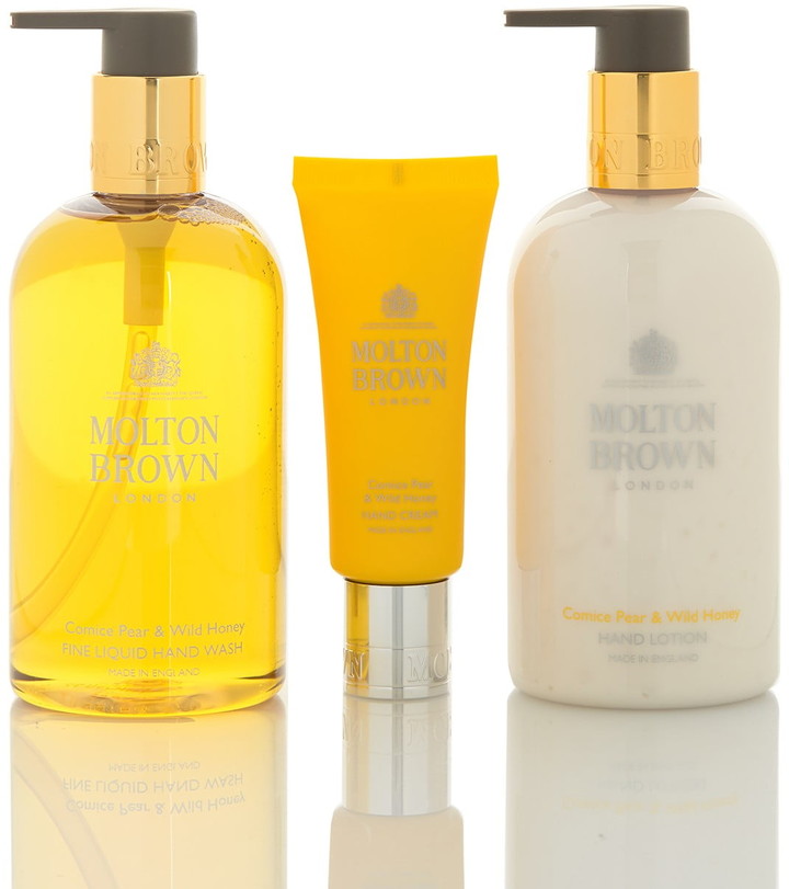 Molton Brown Cornice Pear & Wild Honey Hand Care 3-Piece Set ...