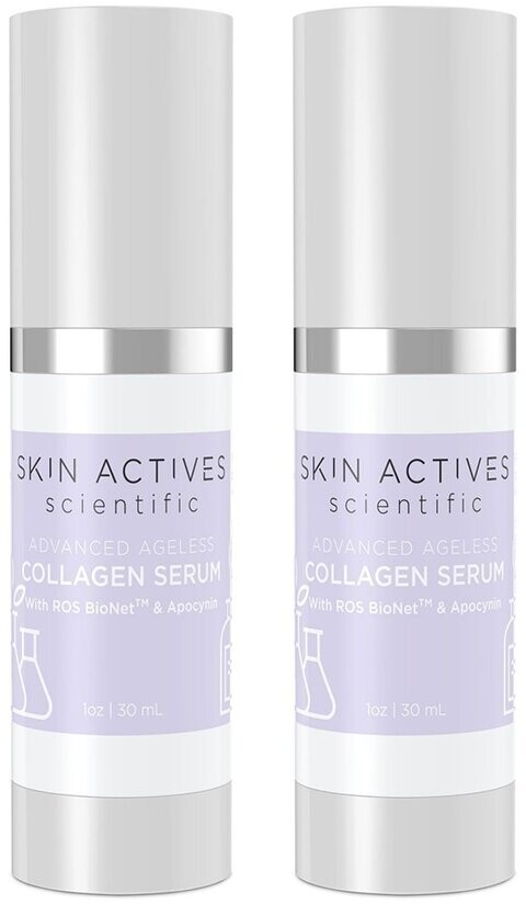 Skin Actives Scientific 1Oz 2 Pack Collagen Serum With Ros Bionet And ...