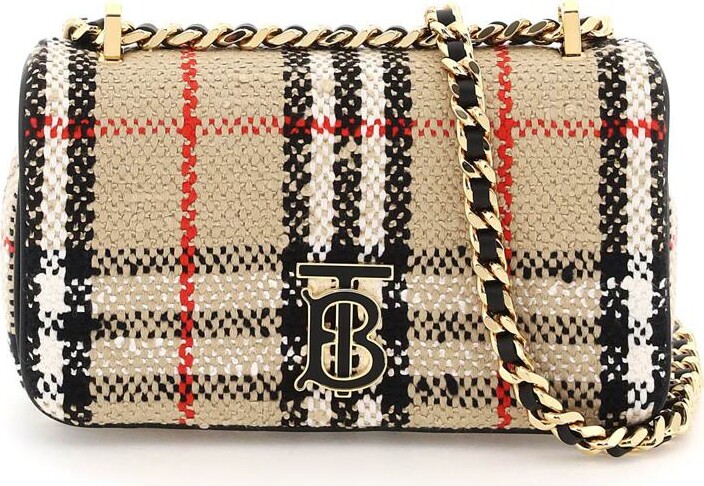 Burberry bouclé lola crossbody bag - ShopStyle