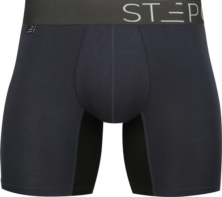 STEP ONE | Mens Bamboo Boxer Brief (Longer) | Anti Chafe - ShopStyle