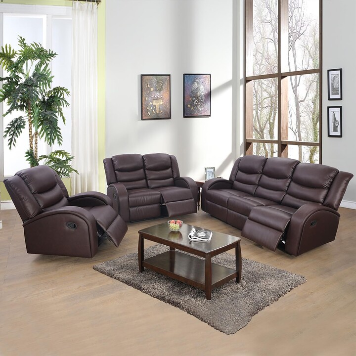 Ball & Cast Power Recliner Sofa Set with Tiltable Backrest - ShopStyle