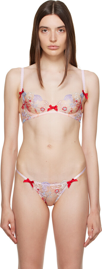 Agent Provocateur Pink Zuri Bra - ShopStyle