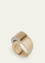 Vhernier Pink Gold Tourbillon Ring with Diamonds - ShopStyle
