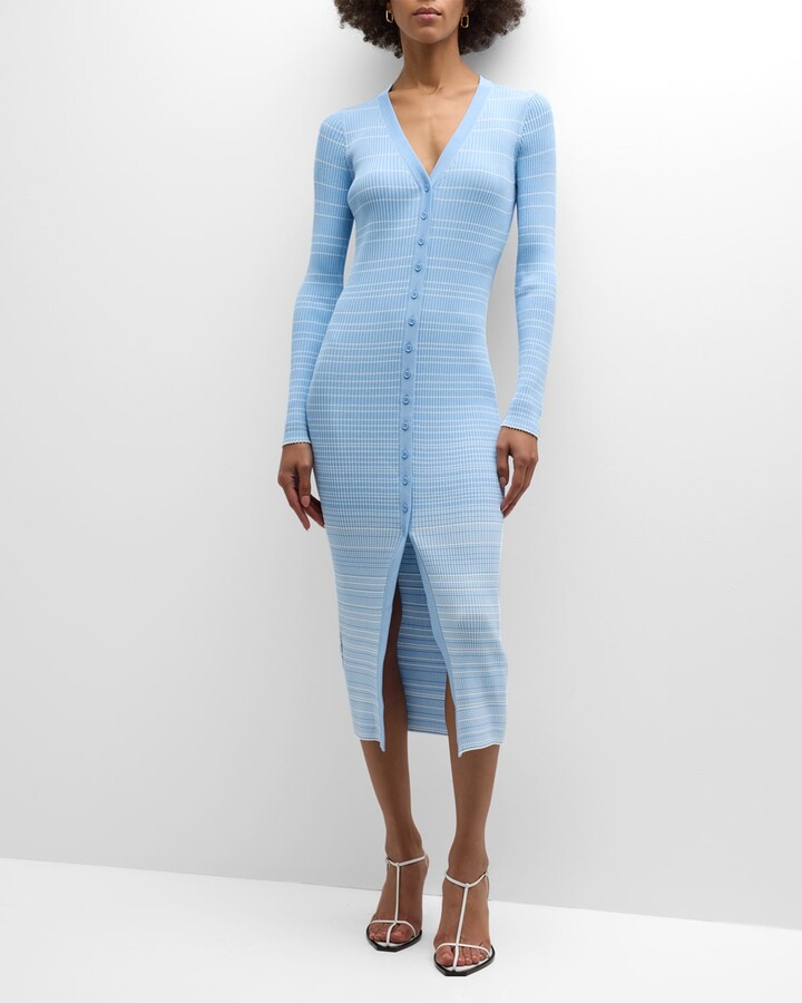 STAUD Shoko Two-Tone Compact Rib Sweater - ShopStyle