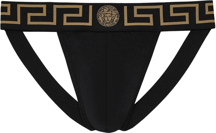 Versace Greca Jockstrap - ShopStyle Boxers