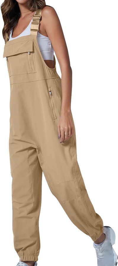 Generic X-957 Khaki Adjustable Straight Leg Plain Long Cuff Leg Wild ...