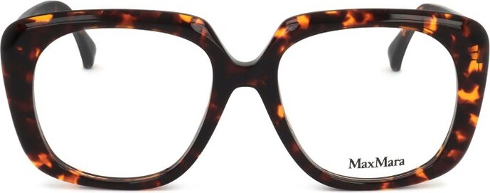 Max Mara Square Frame Glasses - ShopStyle Eyeglasses