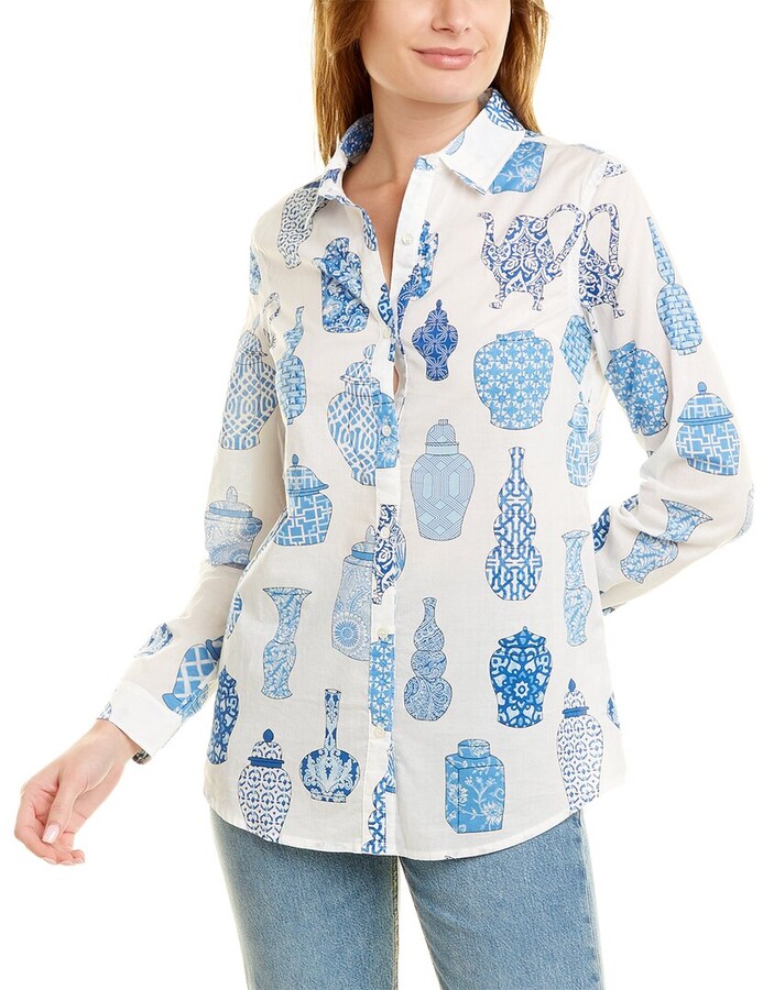 J.Mclaughlin Lois Blouse - ShopStyle Button Down Shirts