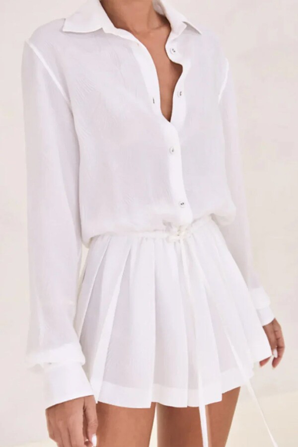 Alexis Dessa Mini Dress in Off-White - ShopStyle