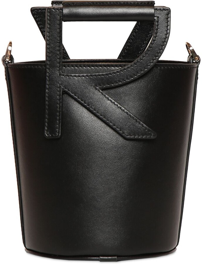 Roger Vivier Small leather bucket bag - ShopStyle