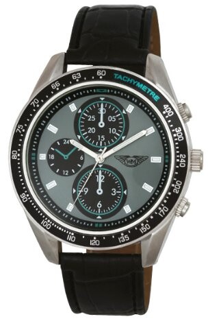 Wingmaster Decorative Multi-Eye Men's Sports Quartz Watch with Black ...