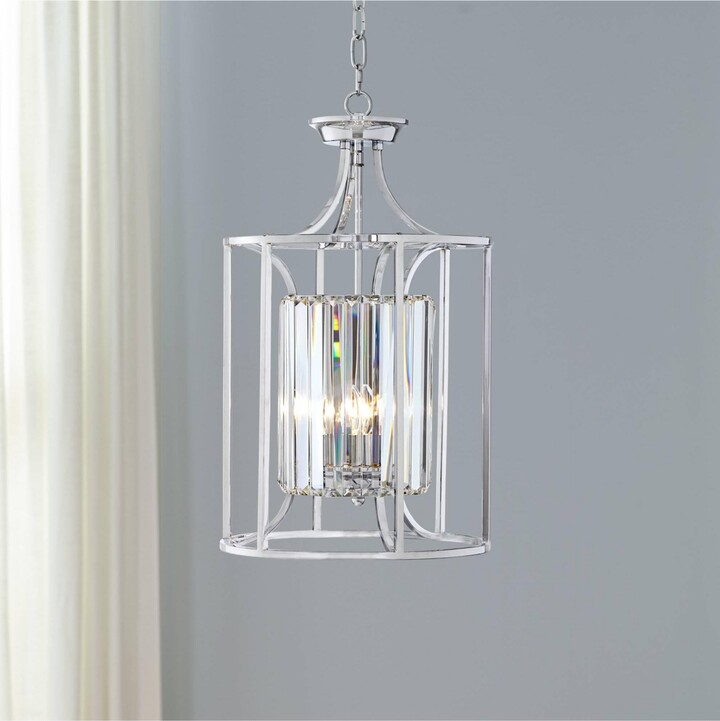 Possini Euro Design Soraya Chrome Pendant Chandelier Lighting 13 3/4 ...