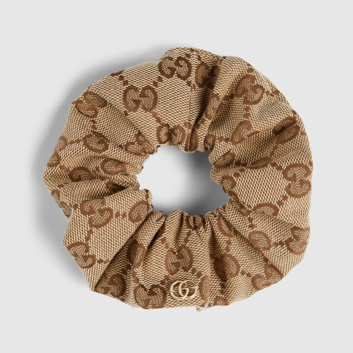 Gucci GG canvas scrunchie - ShopStyle Hair Accessories