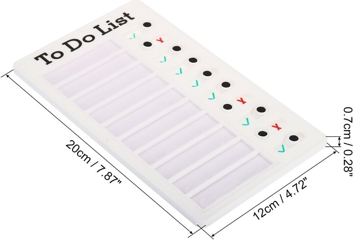 Unique Bargains Checklist Board Set, 2 Pcs Chore Chart Plan with Cards ...