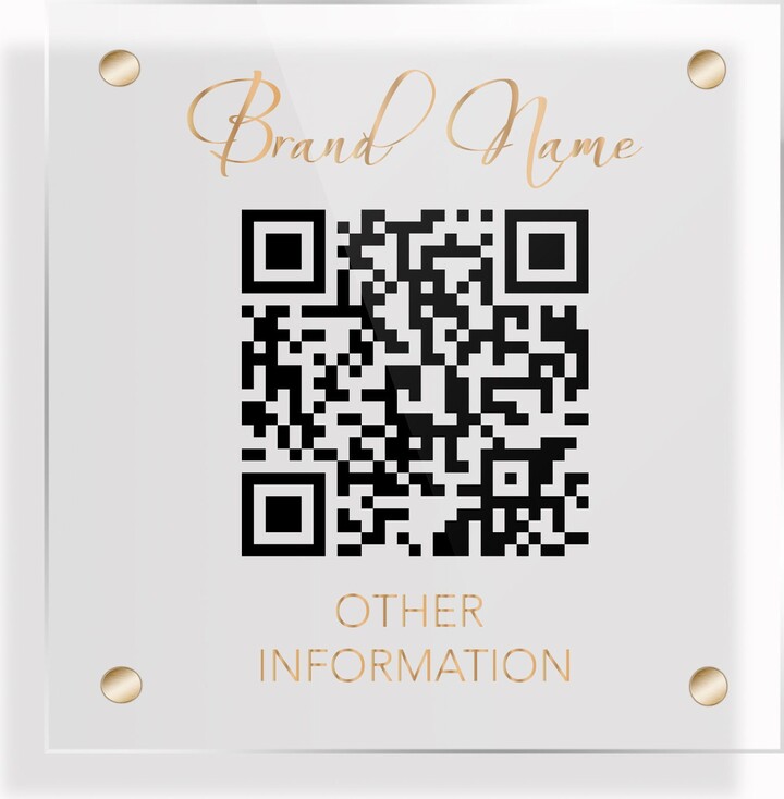 Etsy Scannable Qr Code Sign, Custom Door Signs, Scan To Pay, Business ...