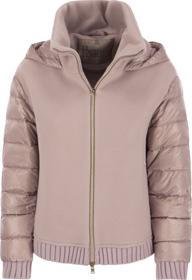 Herno Panelled Zip-Up Down Jacket - ShopStyle